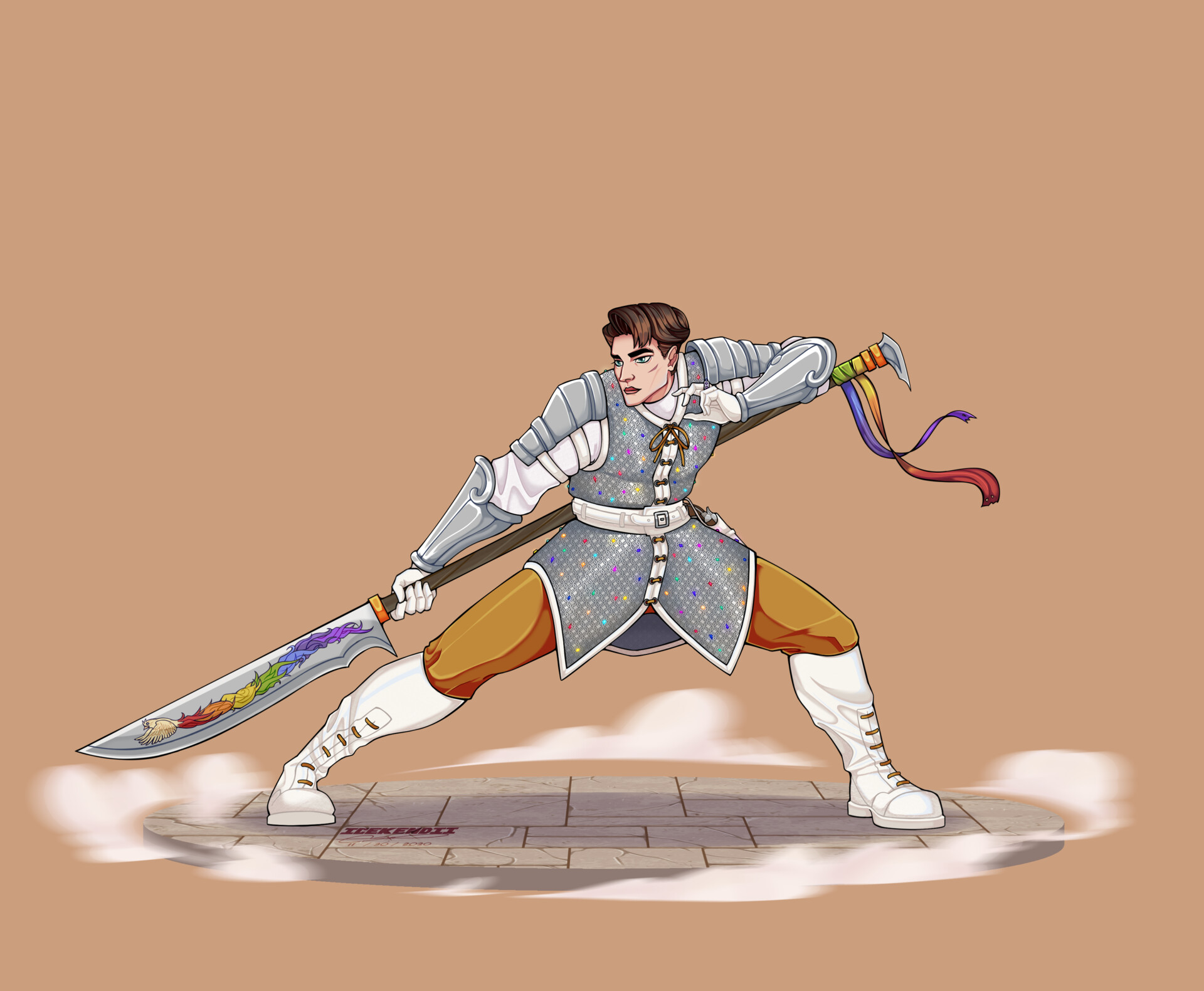 ArtStation - [DnD Com] Rhysaer Tanessen, Swashbuckler from the Church ...