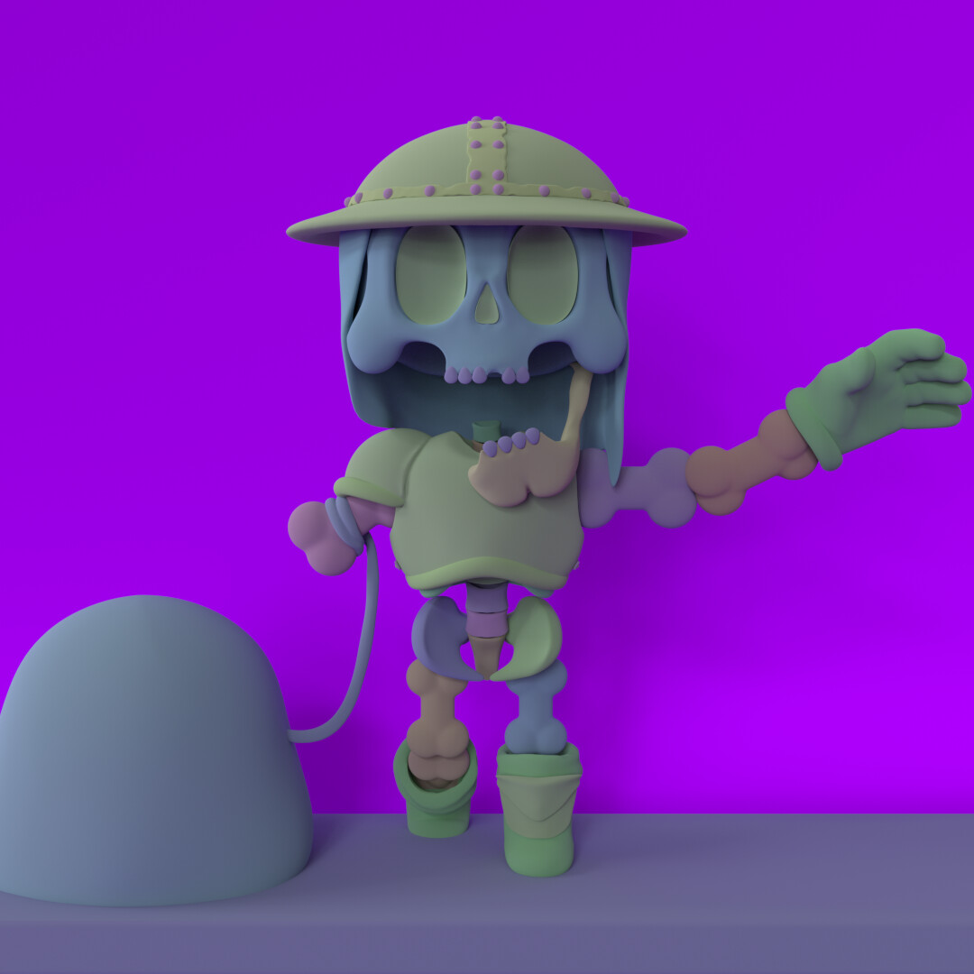 Jordan Morin - Skelly Character design.