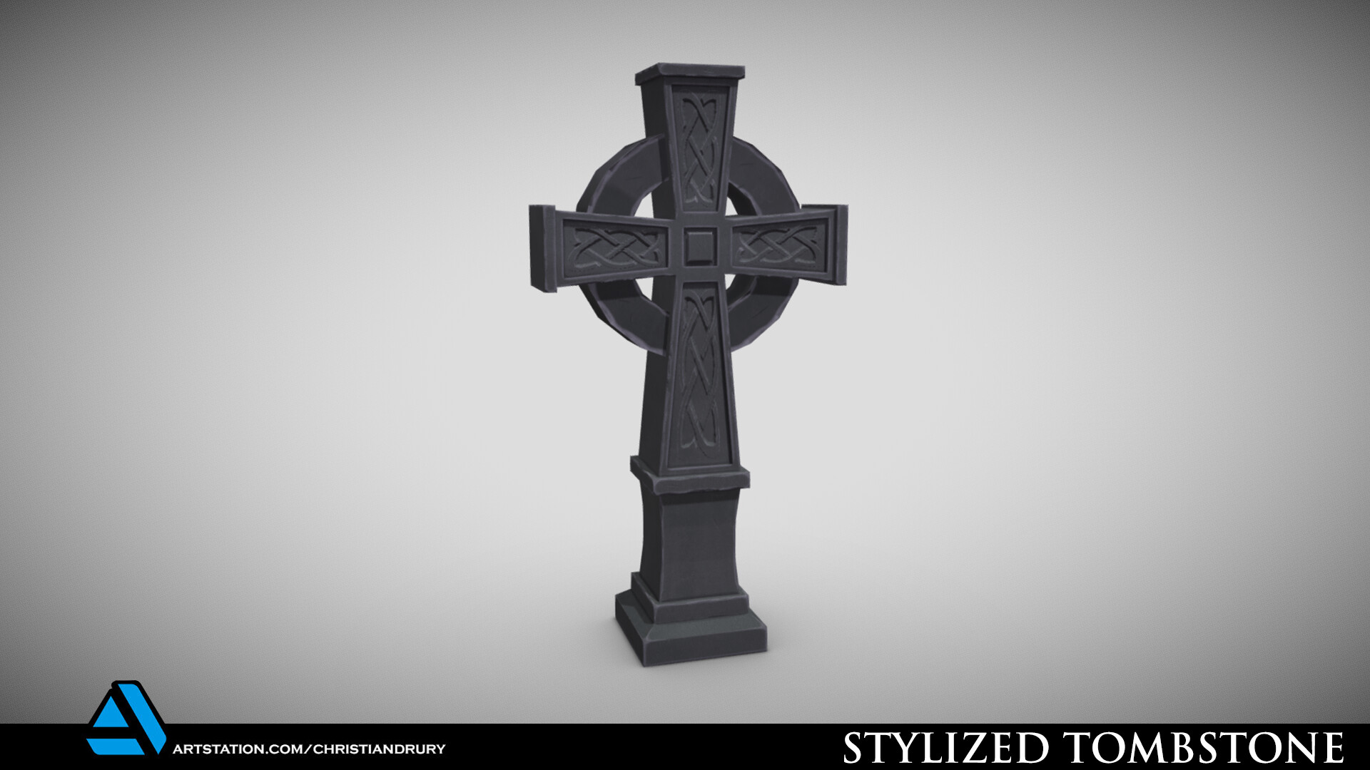 ArtStation - Stylized Tombstone