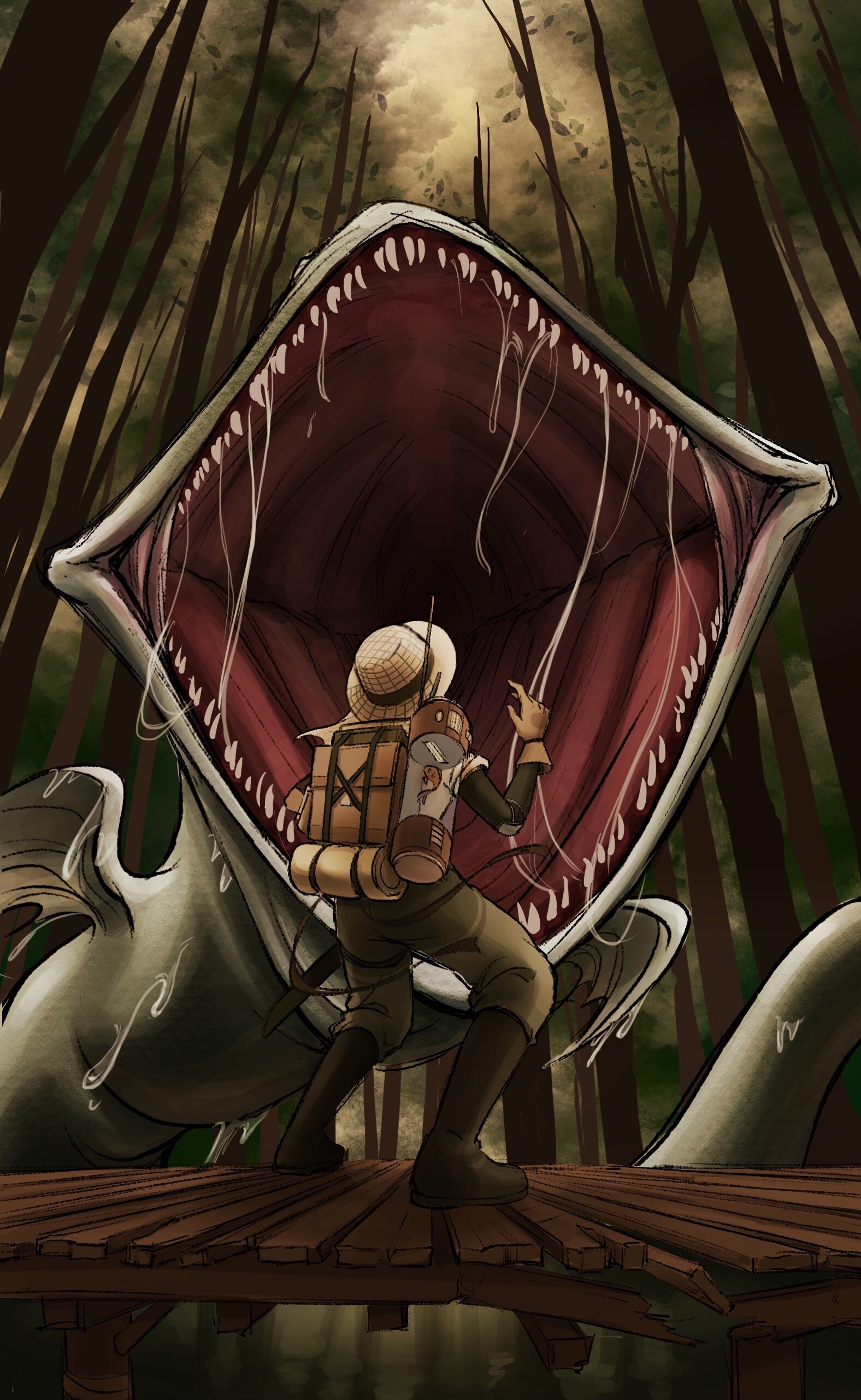 ArtStation - Swamp Narrative - Illustration