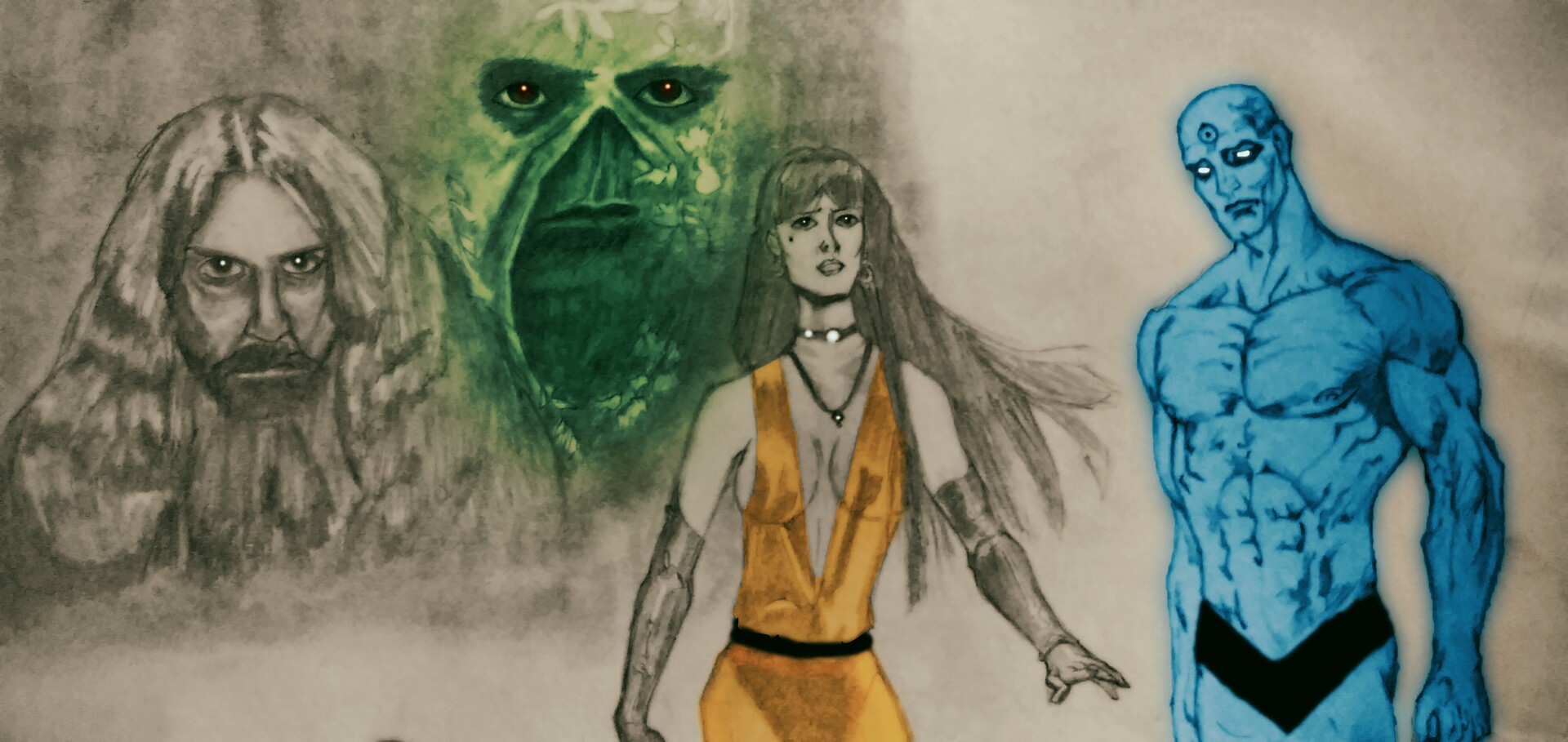 ArtStation - Alan Moore Tribute