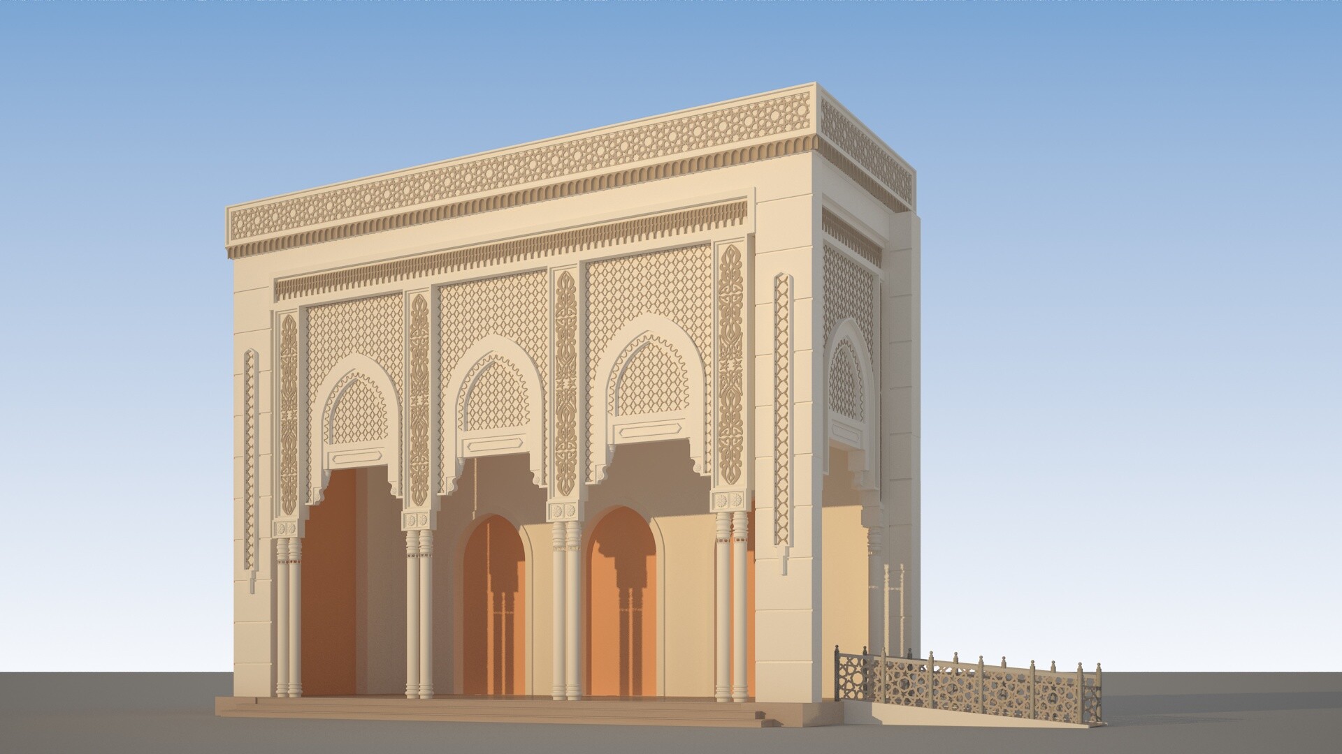 ArtStation - 3D Entrance Mosque