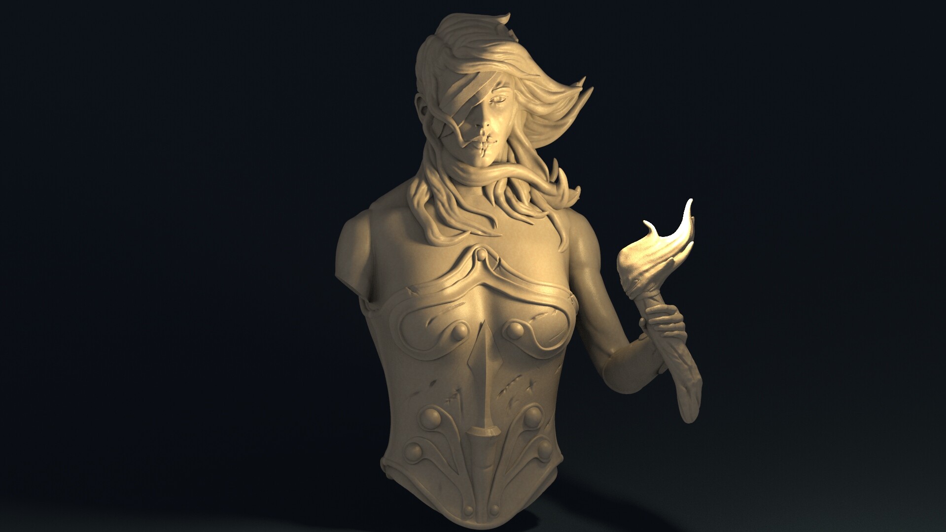 ArtStation - Women and torch