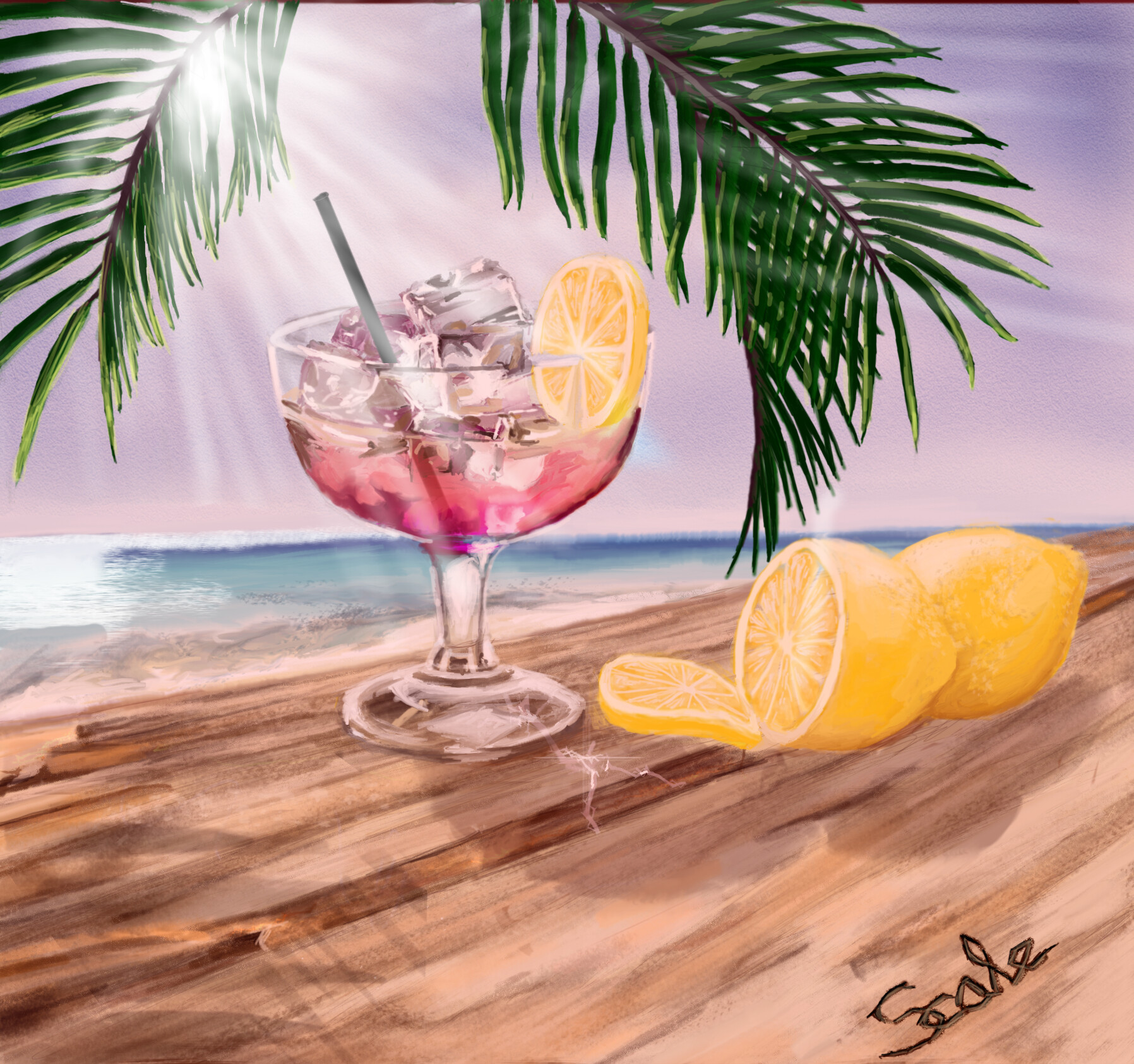 ArtStation - Sun Kissed Cocktail