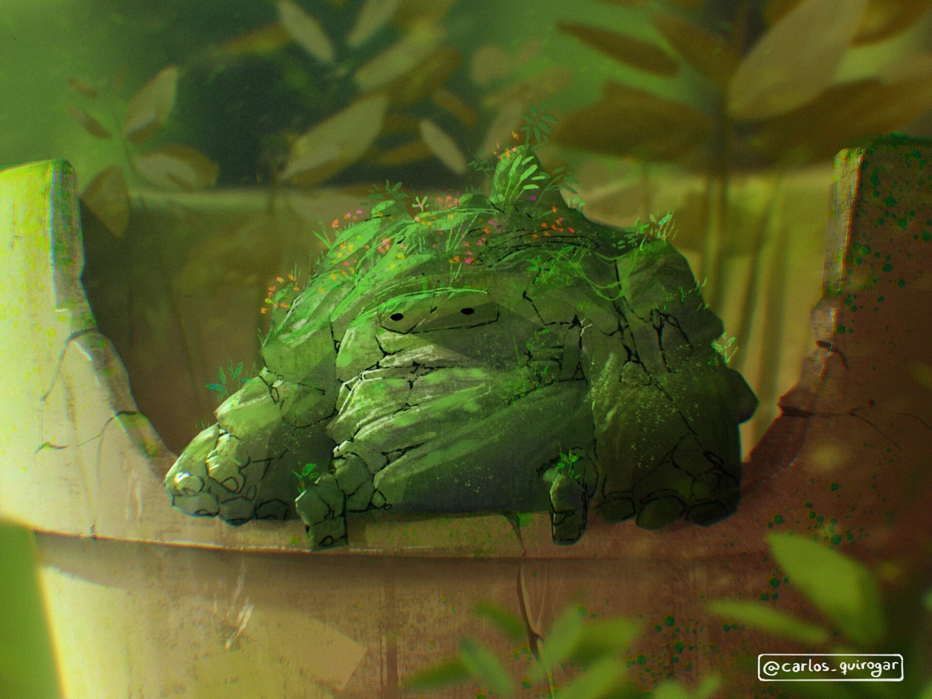 ArtStation - Moss guy