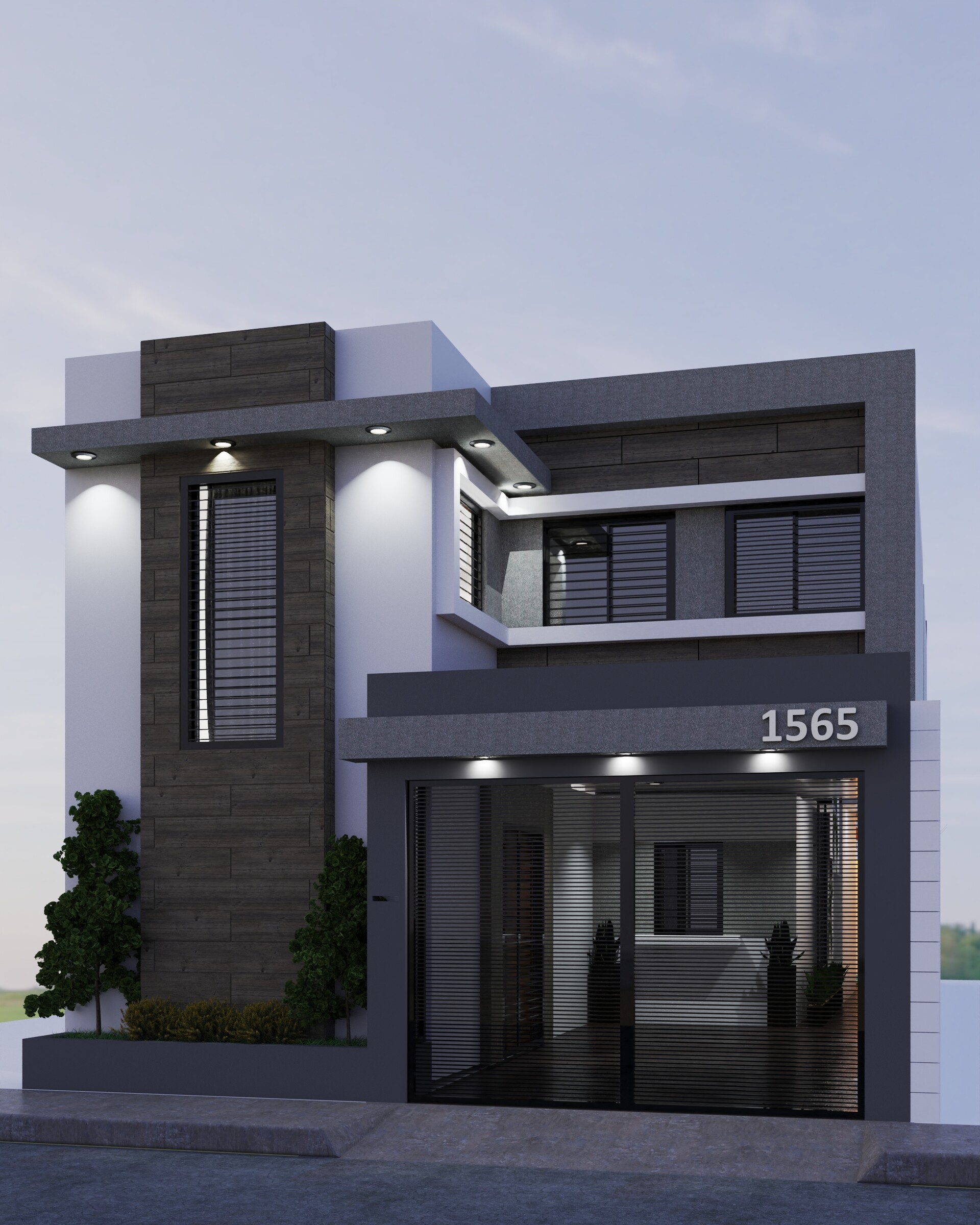 ArtStation - Minimalist House Architectural