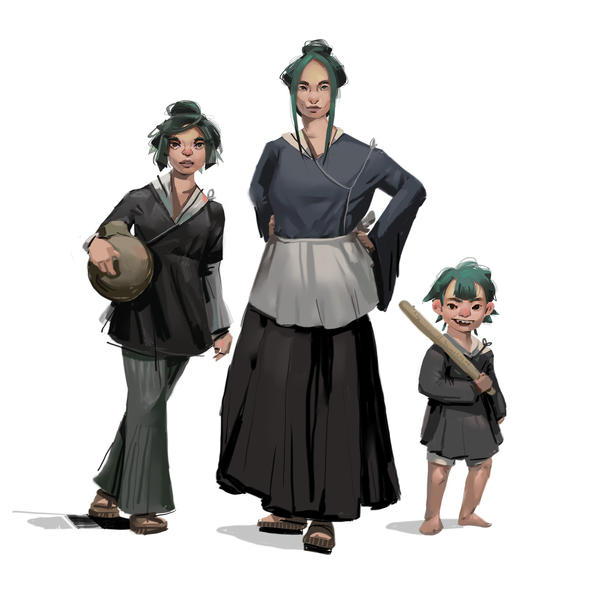 ArtStation - Lantern Festival (Character Style Exploration)