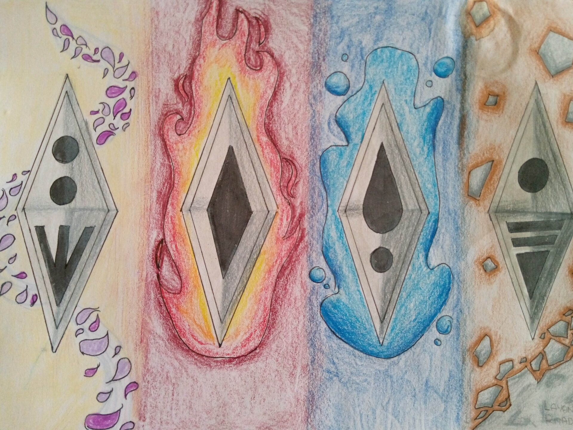 ArtStation - the 4 elements