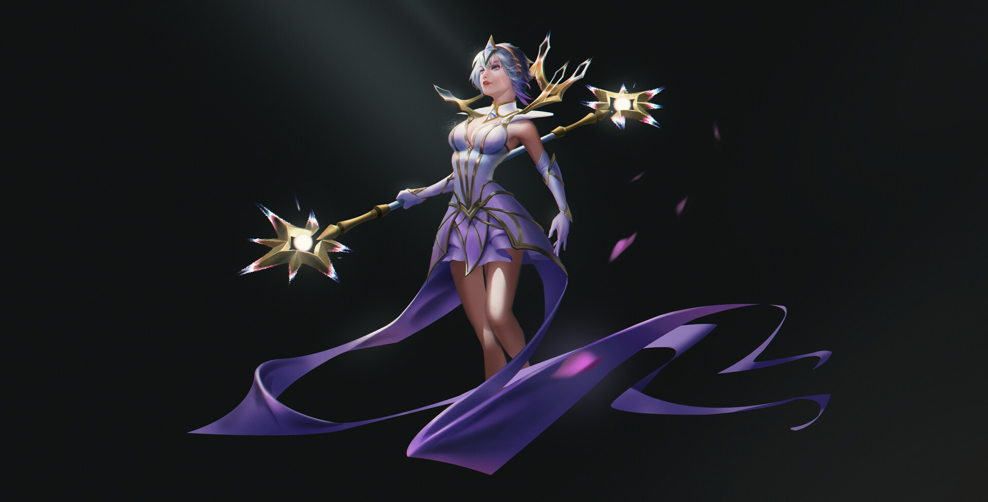 ArtStation - Lux LOL fan art
