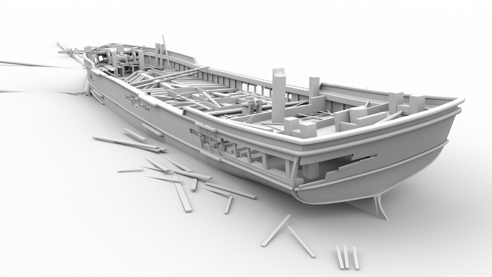 Geoff Lambertsen - "Rouse Simmons" Wreck model - For National ...