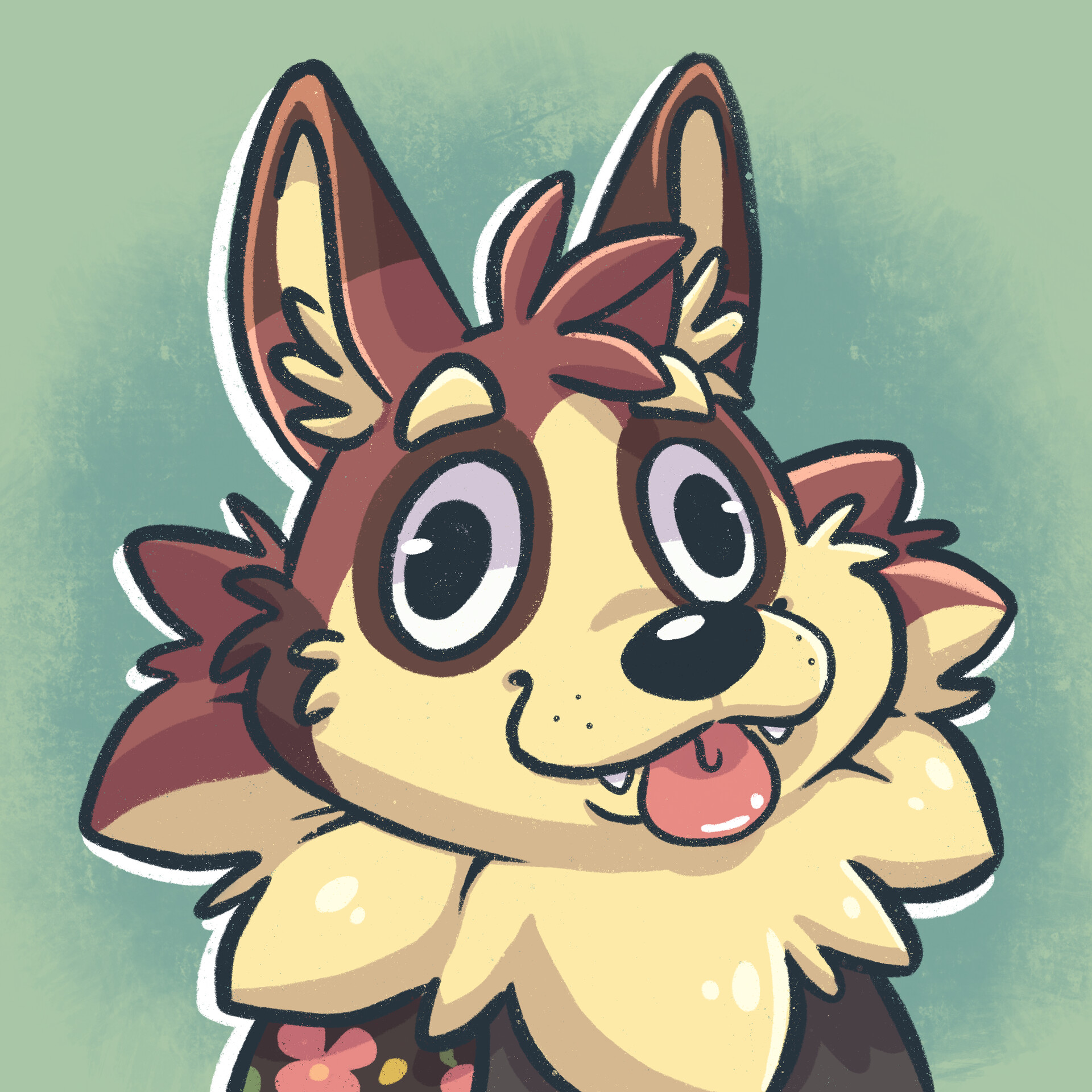 Stephanie Corgi - furry commission