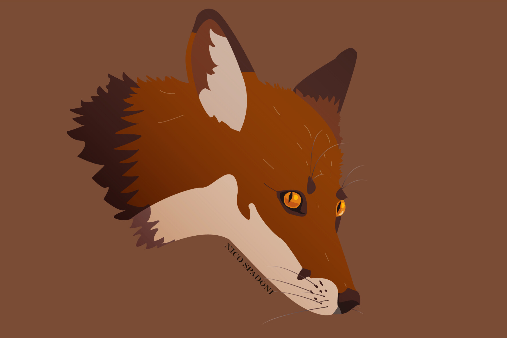 ArtStation - Fox Vector Art