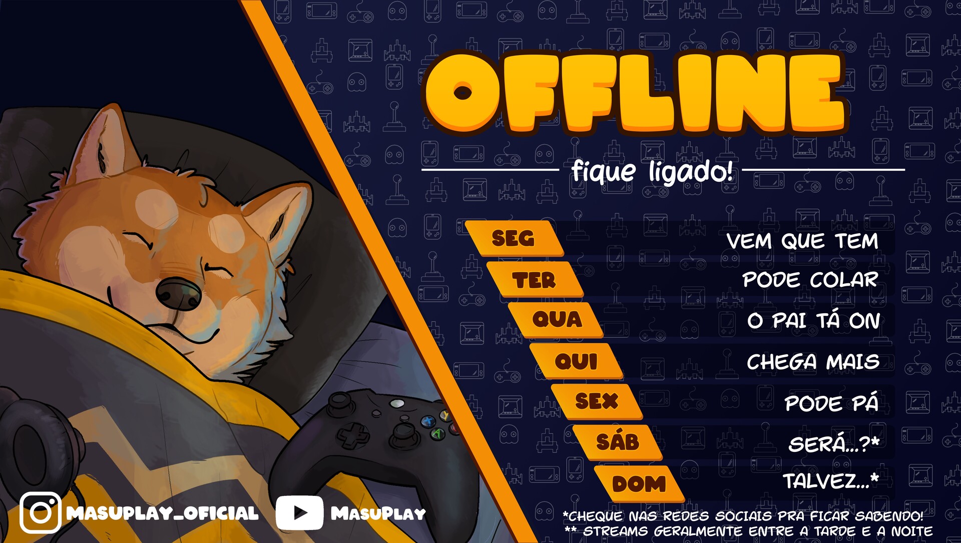 ArtStation - Offline Screen for Twitch - Doge