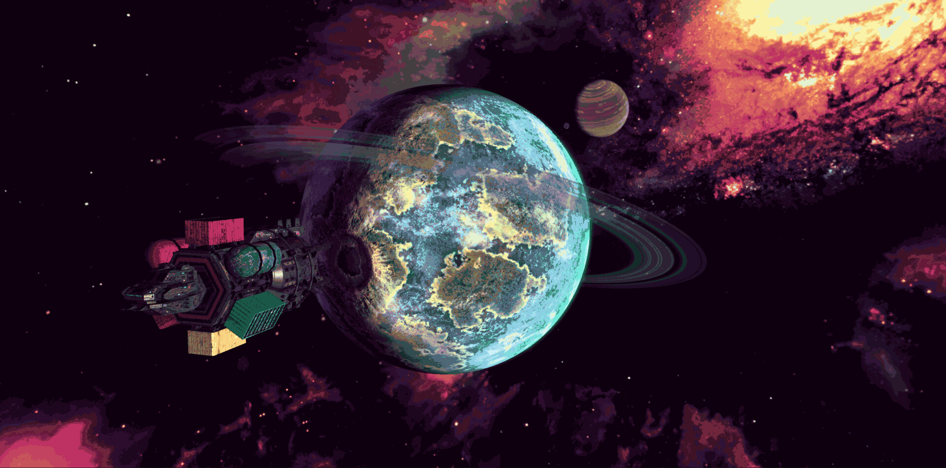 ArtStation - Ophan Star - Leaving Orbit