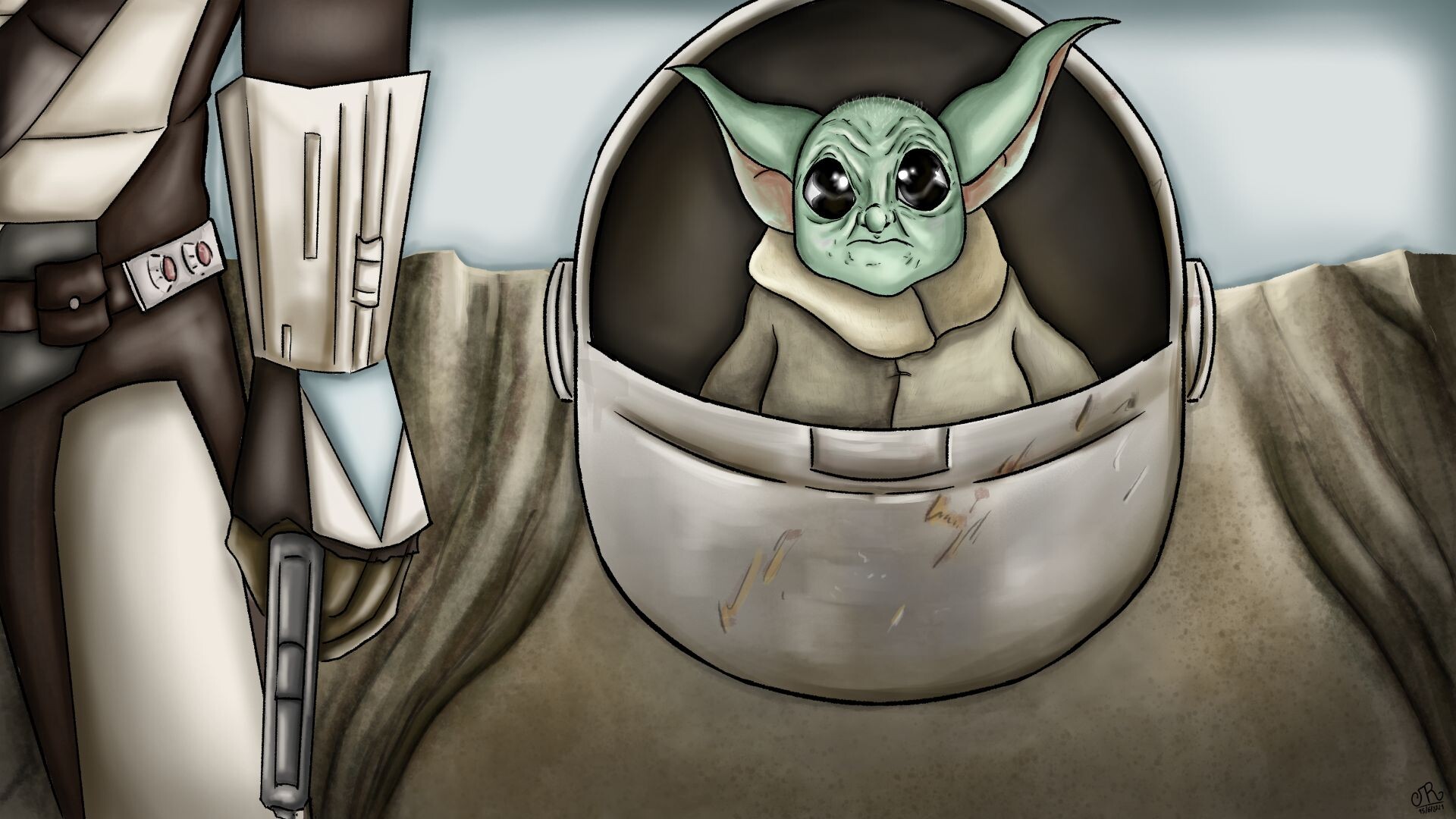 ArtStation - Grogu- Baby Yoda