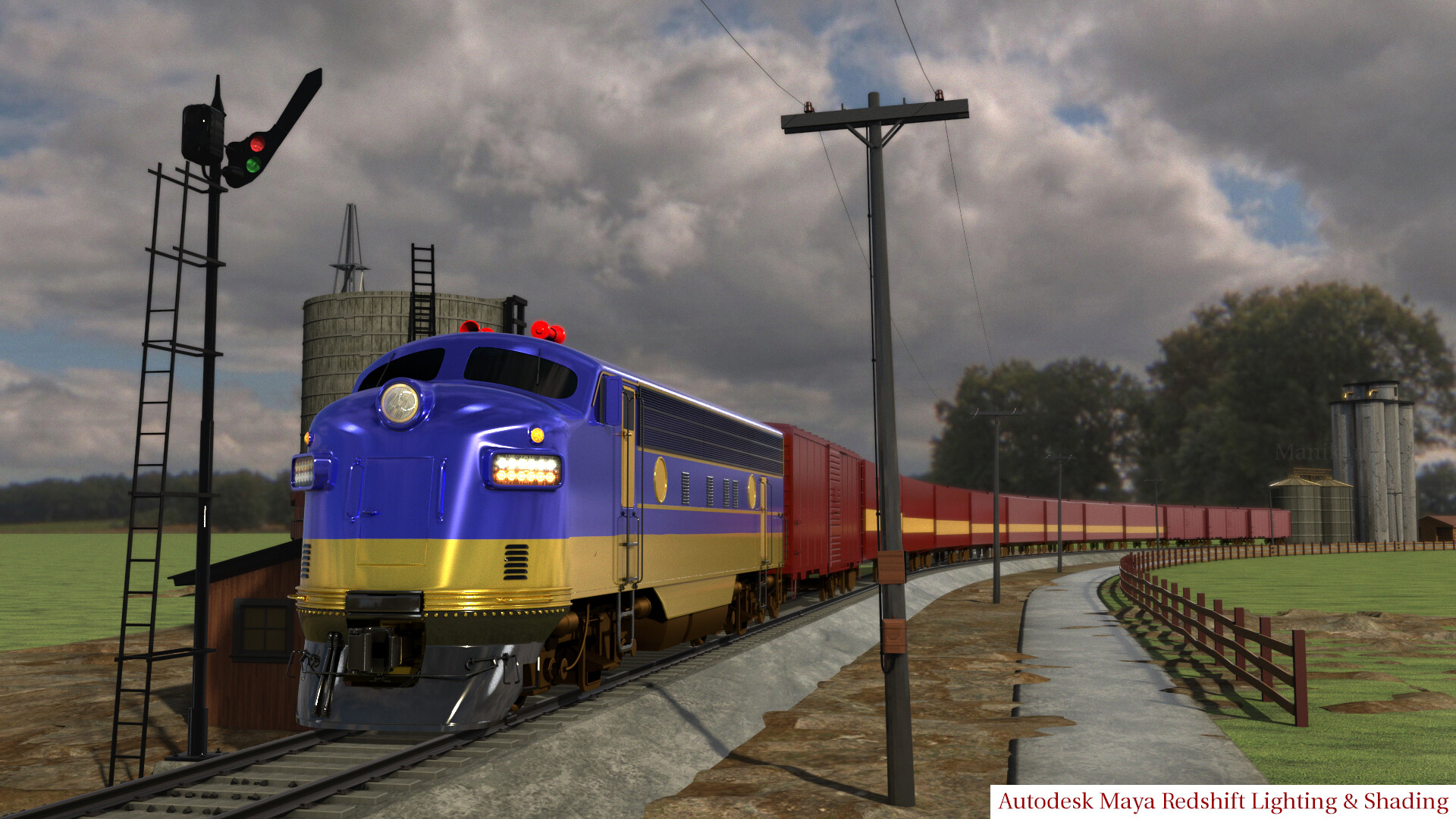 ArtStation - Train Exterior Lighting and Shading