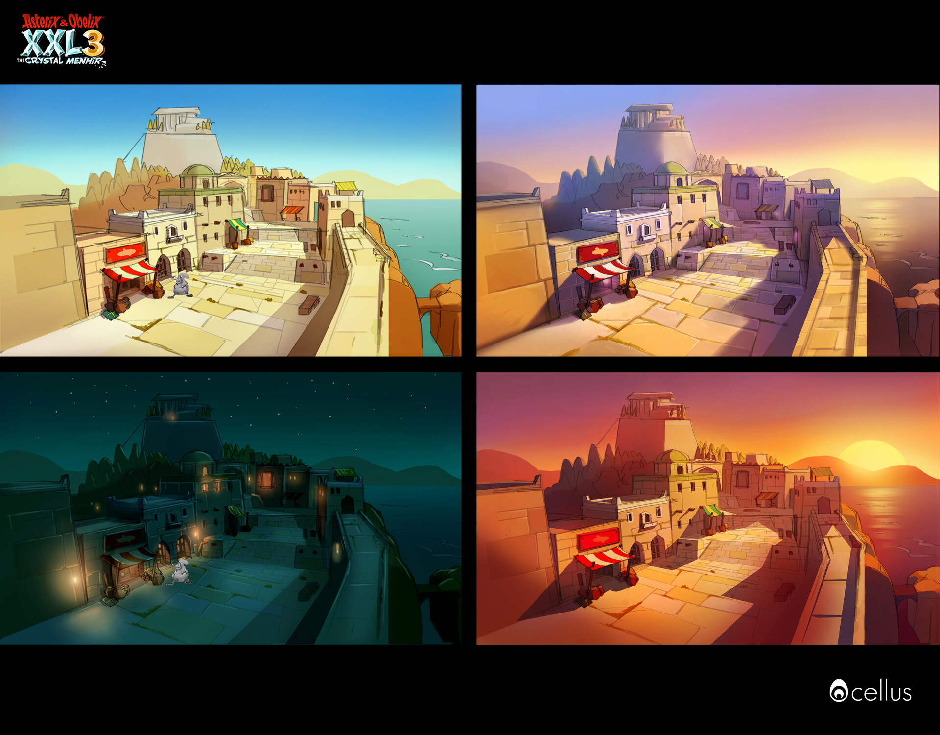 ArtStation - Asterix & Obelix XXL 3 - Tyr / color scripts concepts