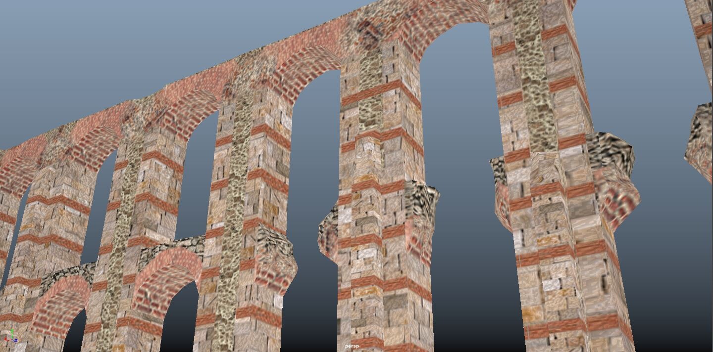 ArtStation - Aqueduct of Merida Maya Model