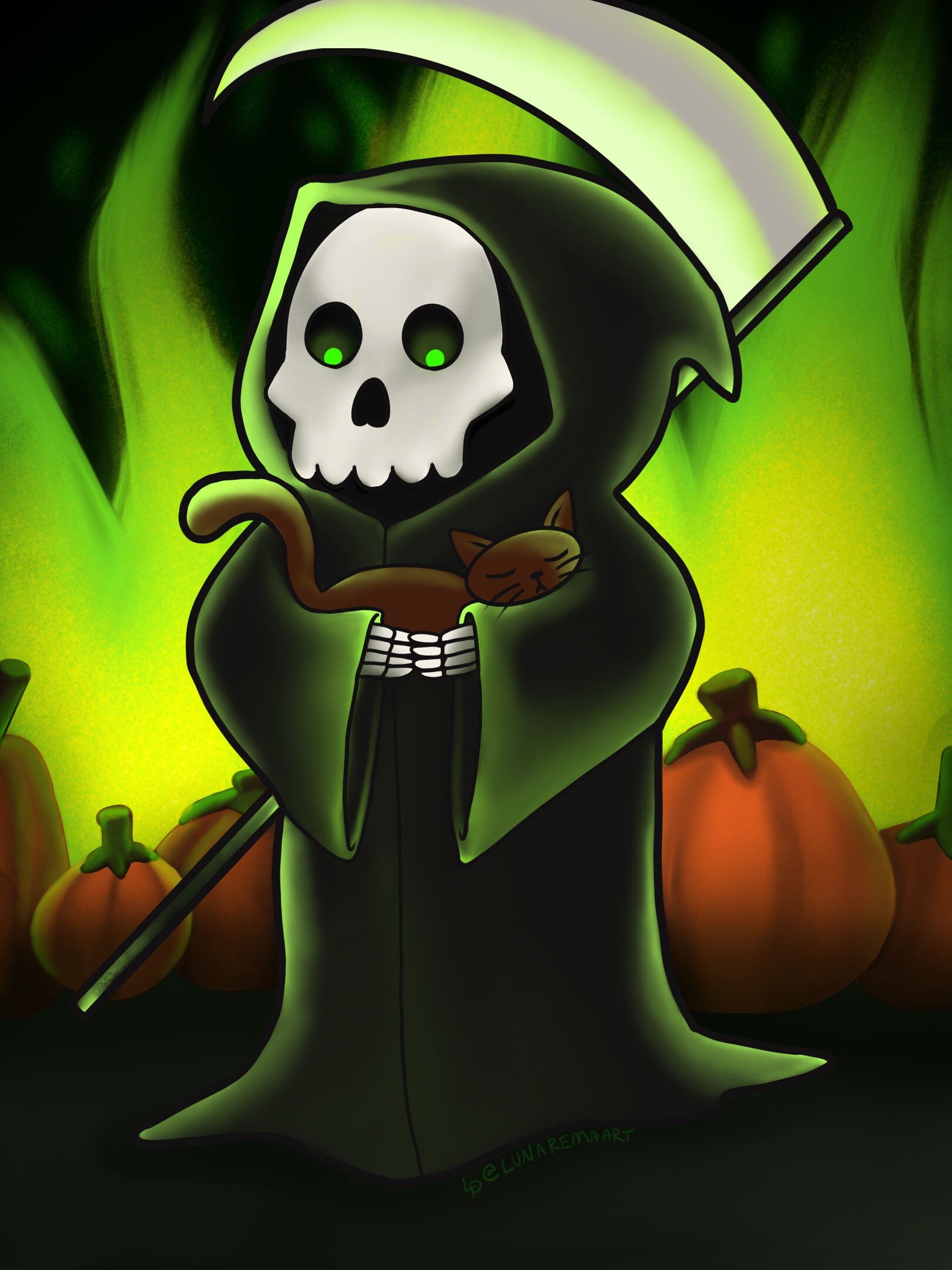 ArtStation - Grim, the Kitty Lover