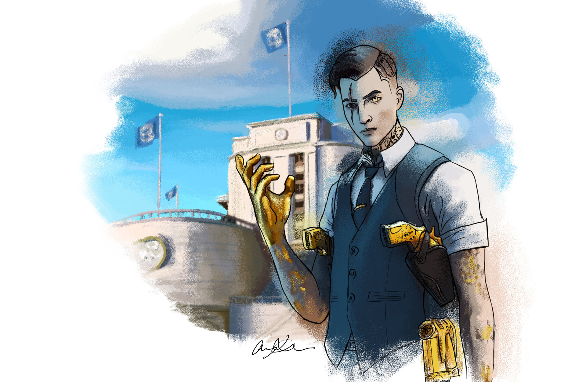 how to draw fortnite wallpaper