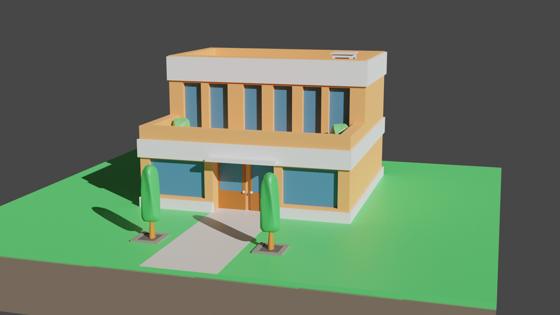 ArtStation - LOW POLY HOUSE