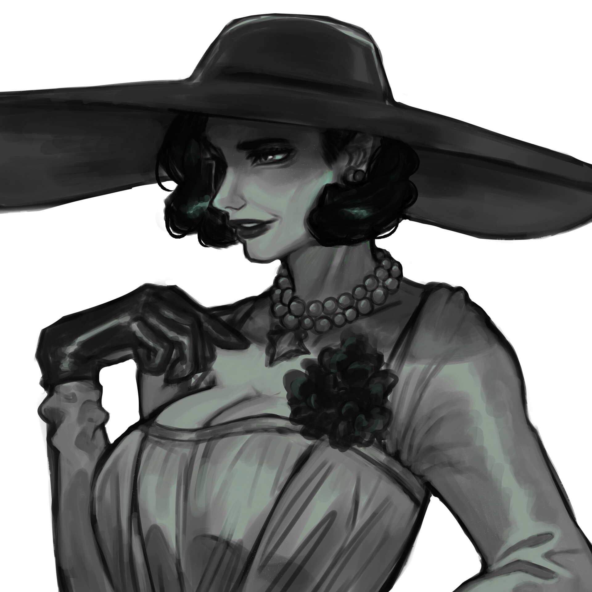 ArtStation - Lady Dimitrescu