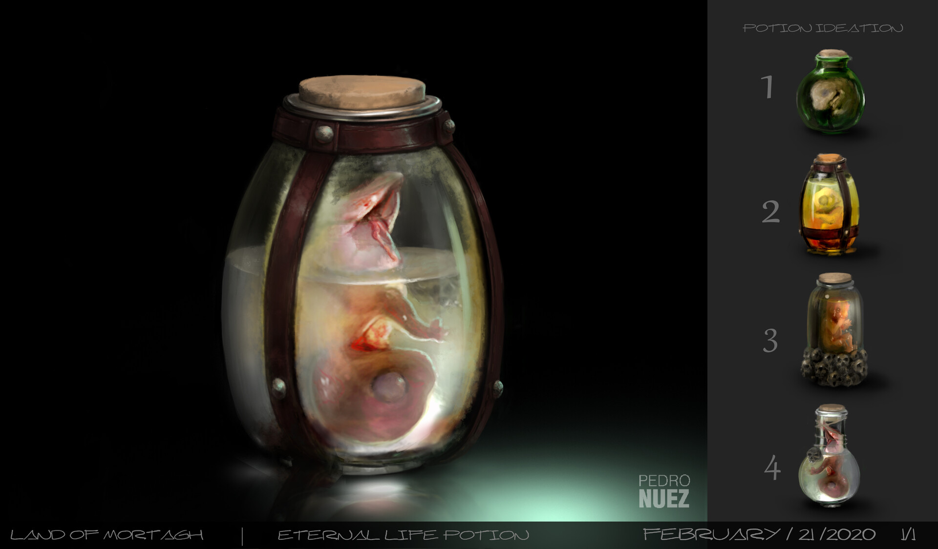 ArtStation - LAND OF MORTAGH - Eternal Life Potion