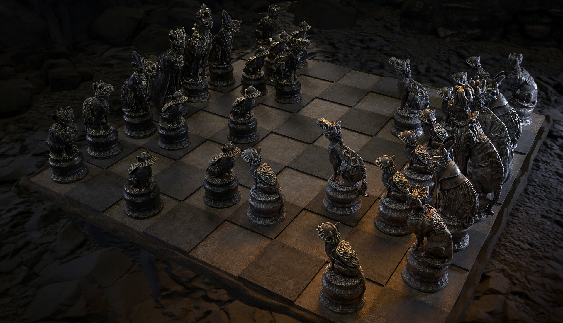 ArtStation - Cat Chess