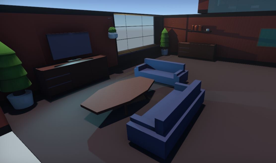 ArtStation - Low-Poly Modern Apartment