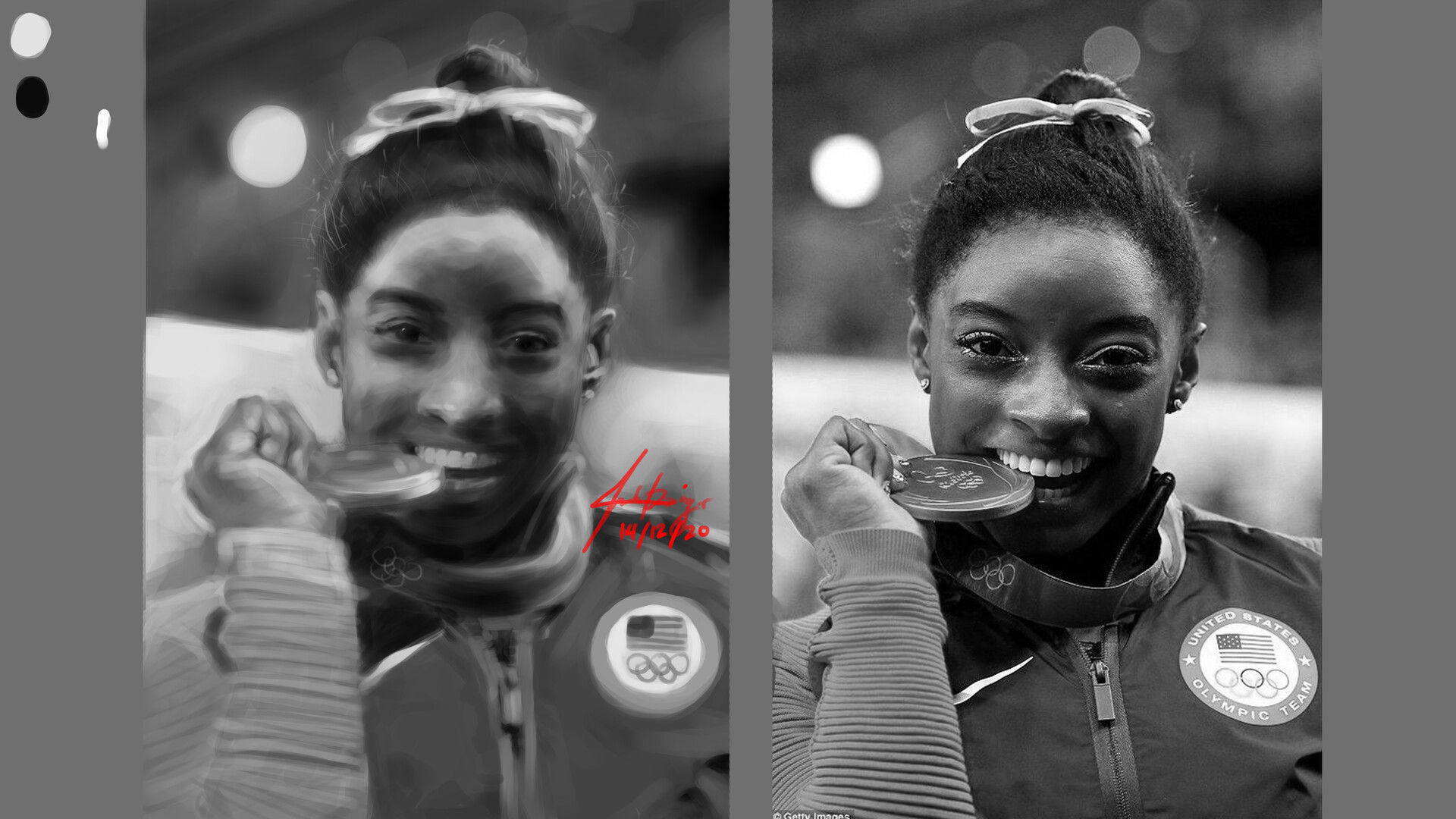 ArtStation - Grayscale Portrait 2