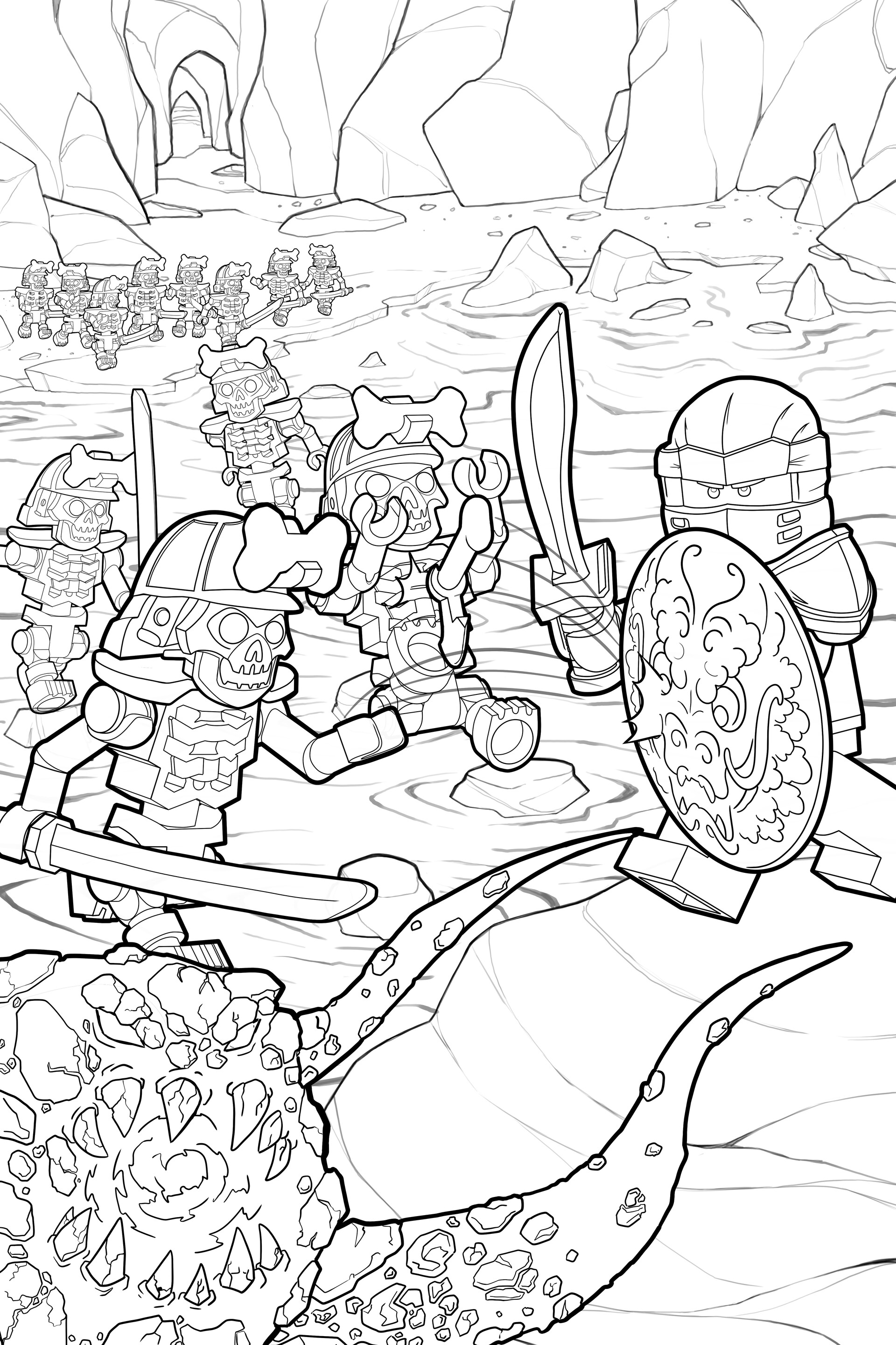 lego ninjago coloring pages printable