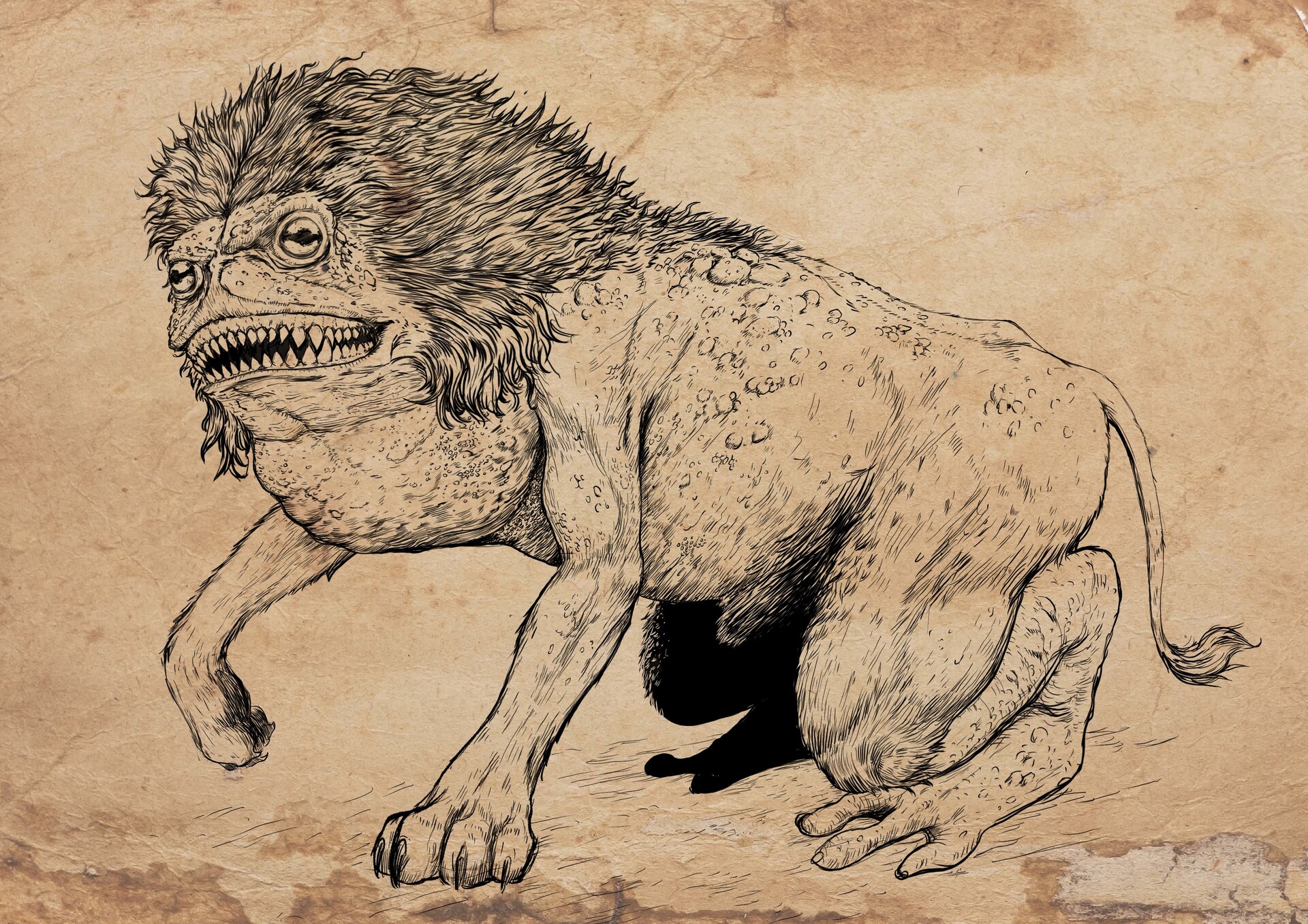 ArtStation - lion frog :)