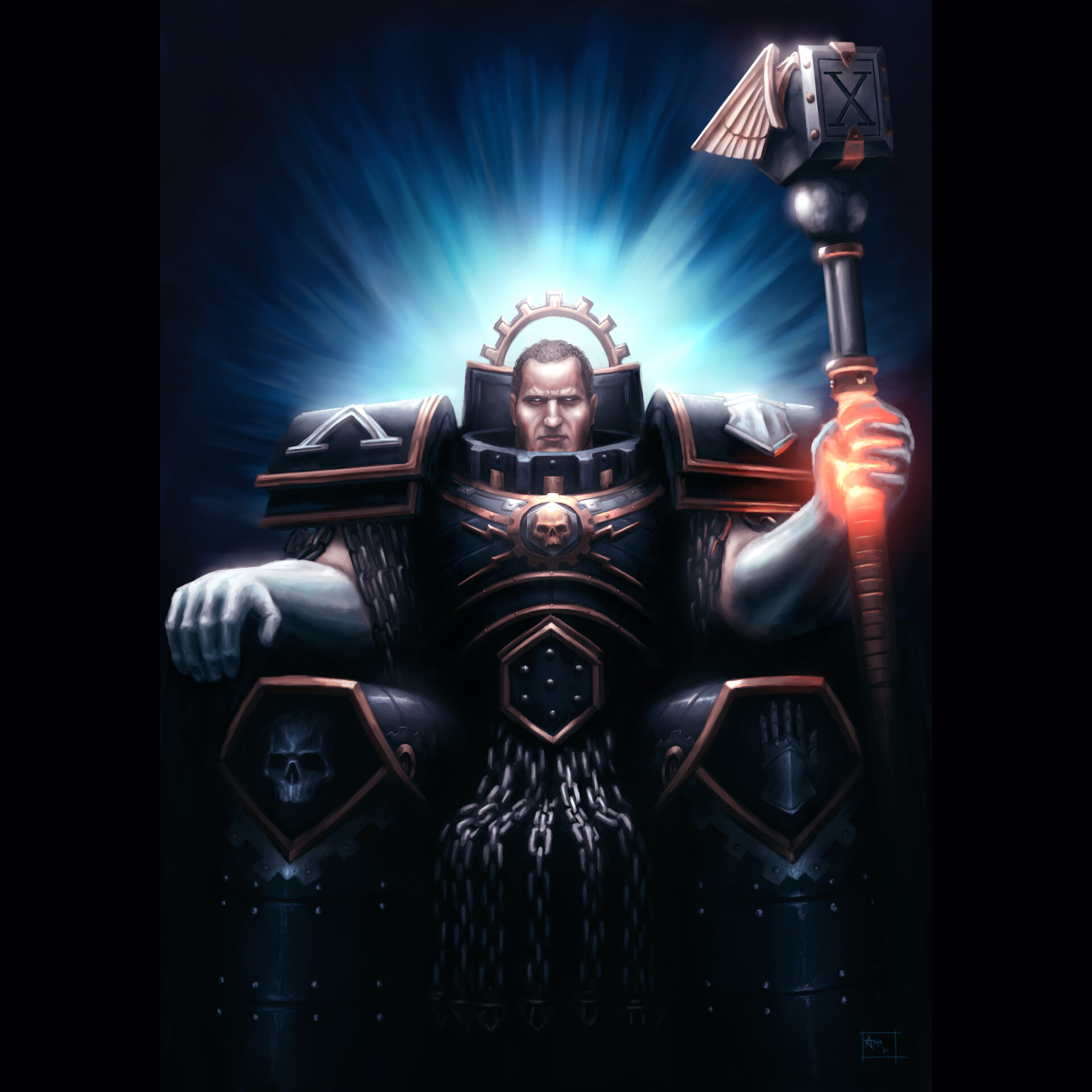 Ferrus Observes The Gardinaal, Alex McClelland : r/ImaginaryWarhammer