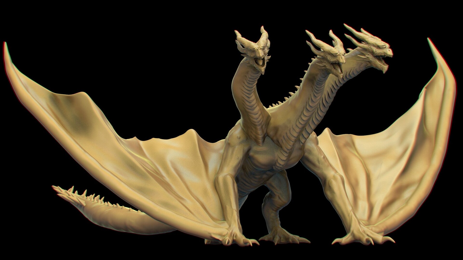 ArtStation - King Ghidorah