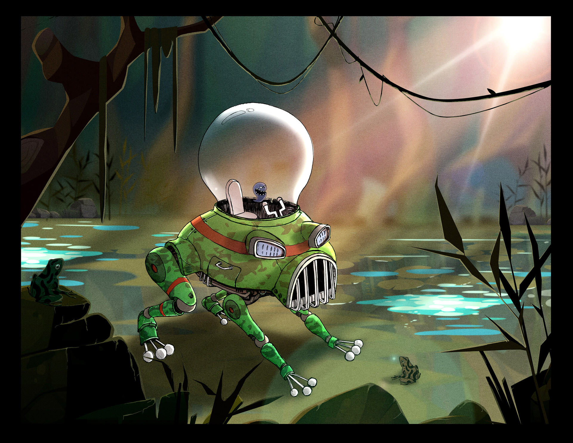 ArtStation - complex frog