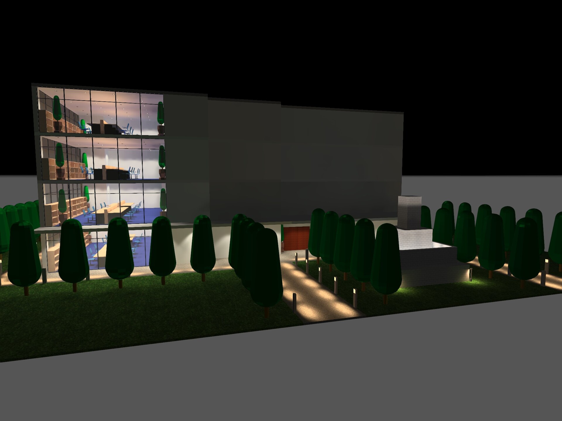 ArtStation - Dialux rendering of Office Building