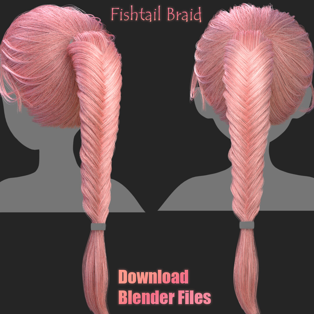 ArtStation - Fishtail Braid