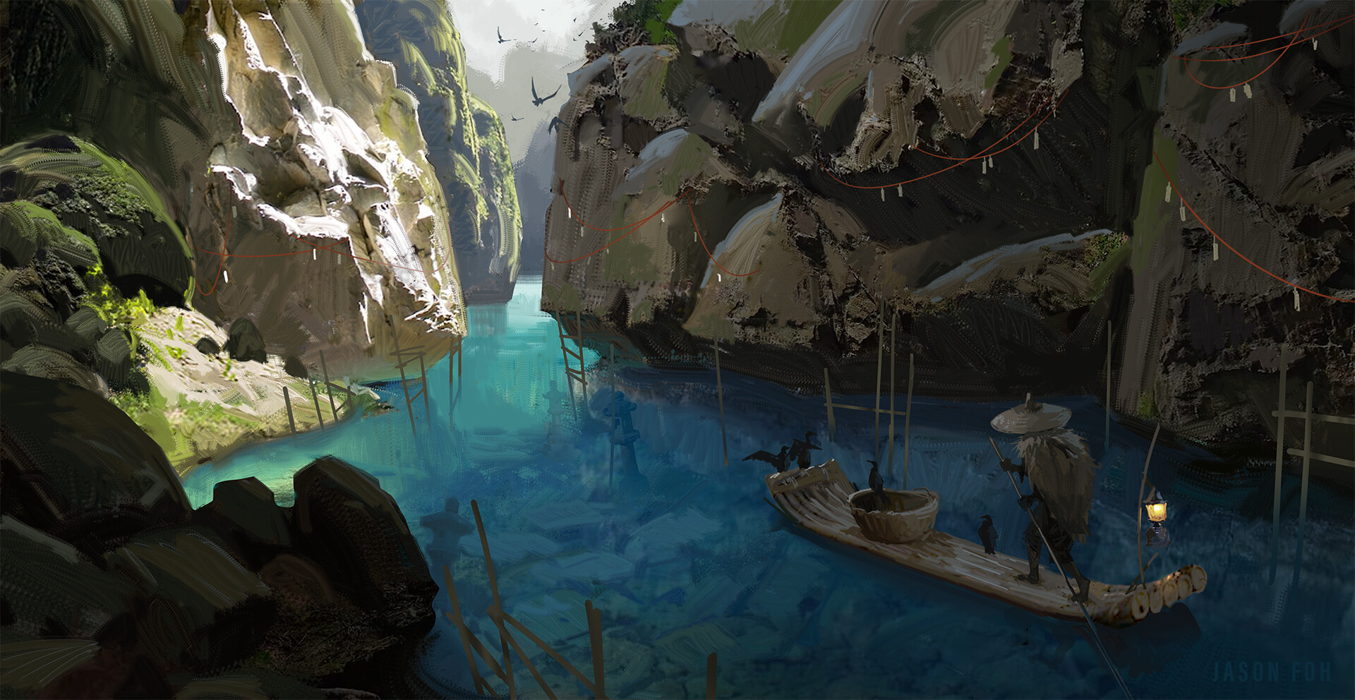 ArtStation - Fisherman's Journey Pt1 - Sunken Path