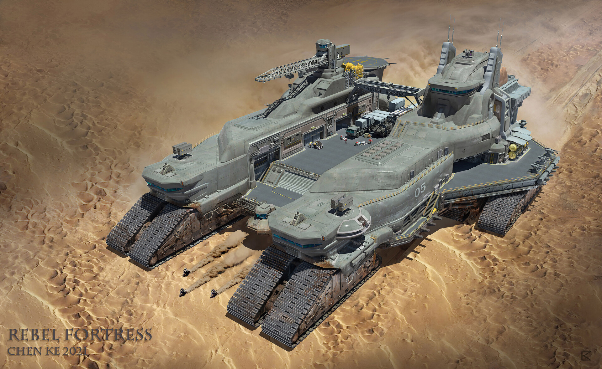 ArtStation - Rebel mobile command center