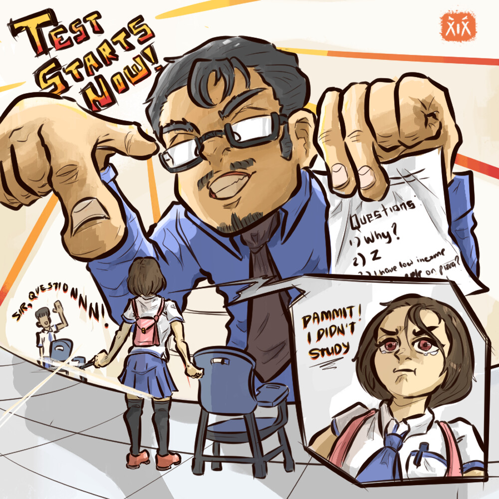 ArtStation - Exams = Boss Fight