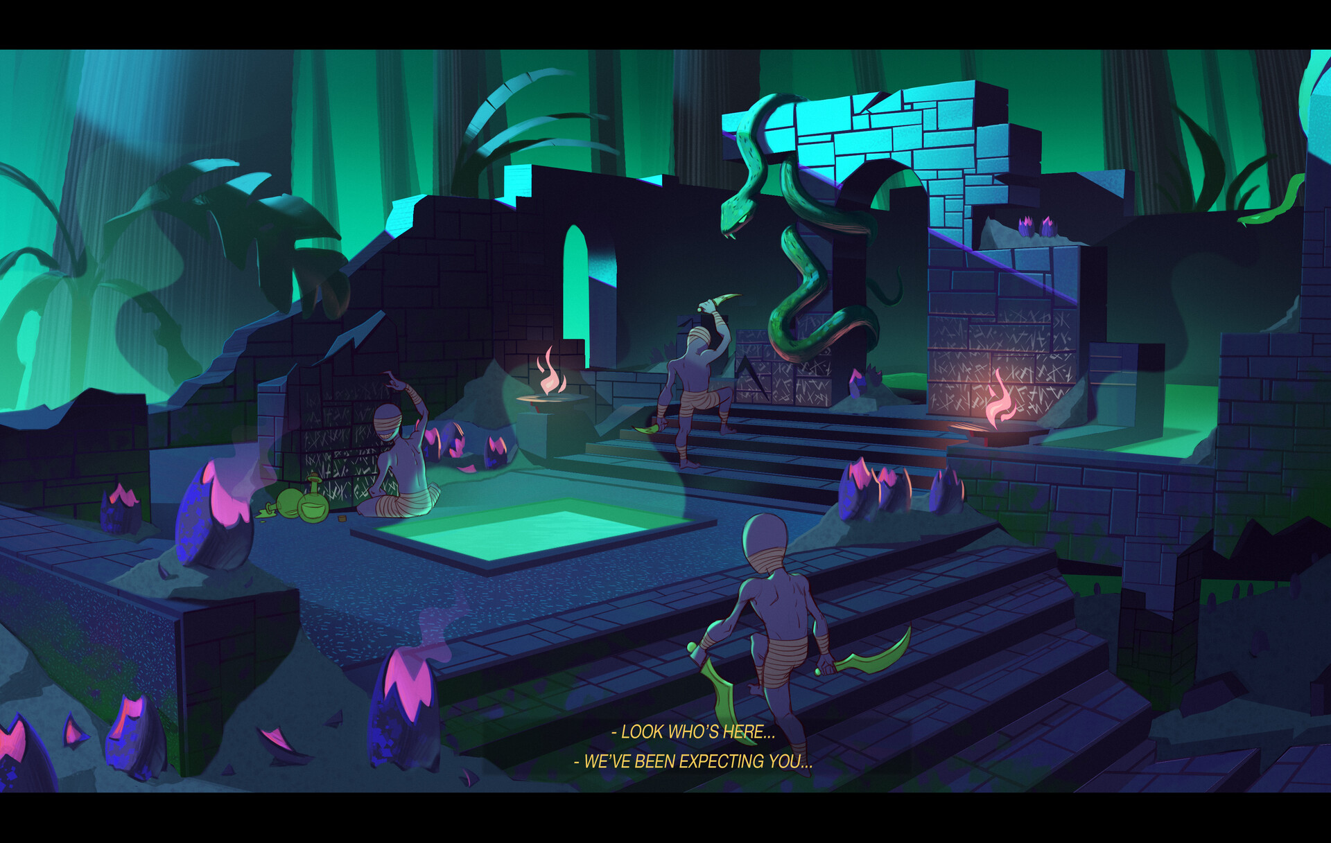 ArtStation - Snake Temple