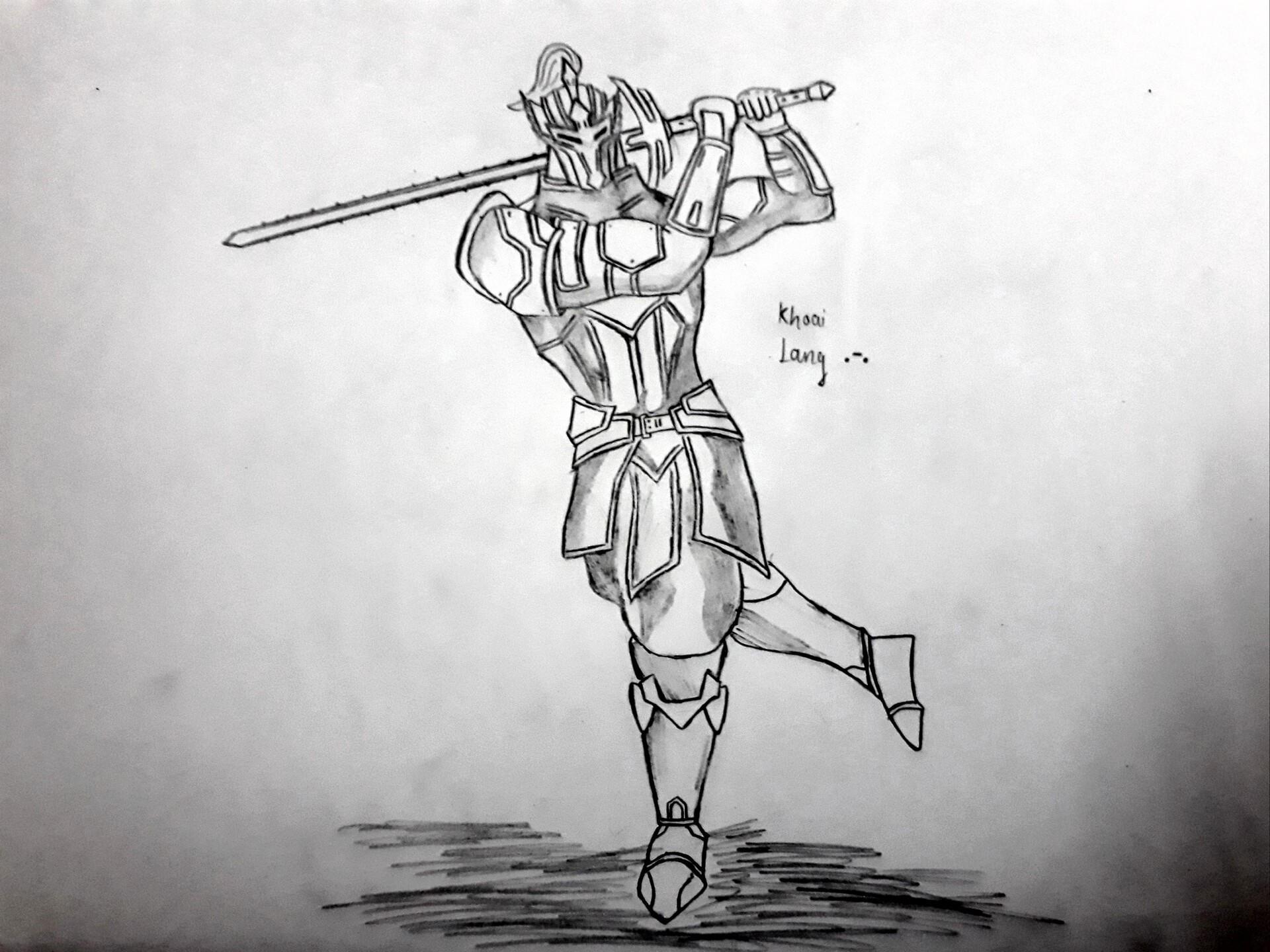 how to draw shadow fight shadow