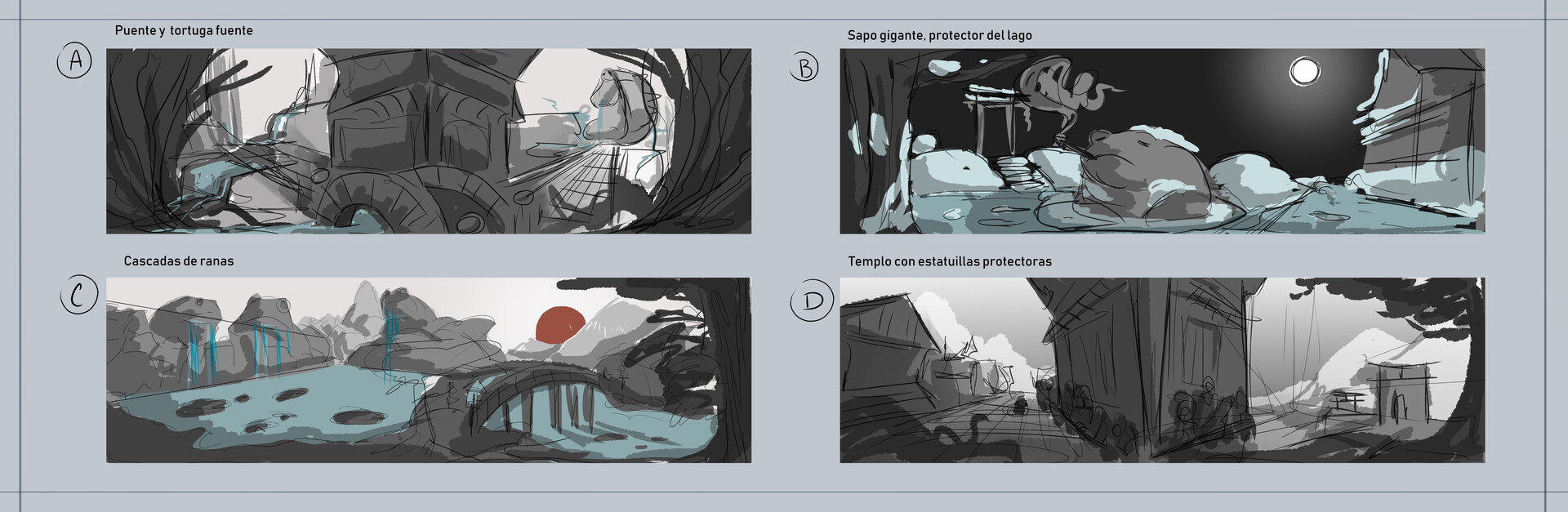 Andy Vargas Vargas - Shogun Warriors | VisDev Personal Project