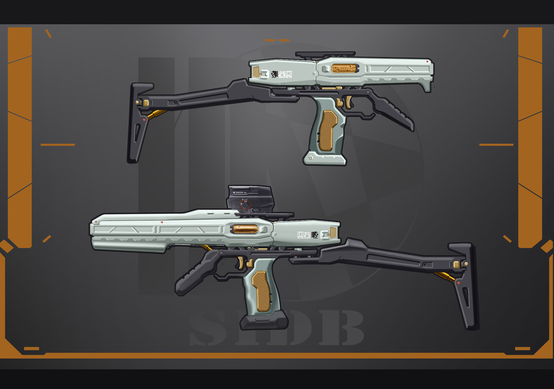 ArtStation - SF Pistol