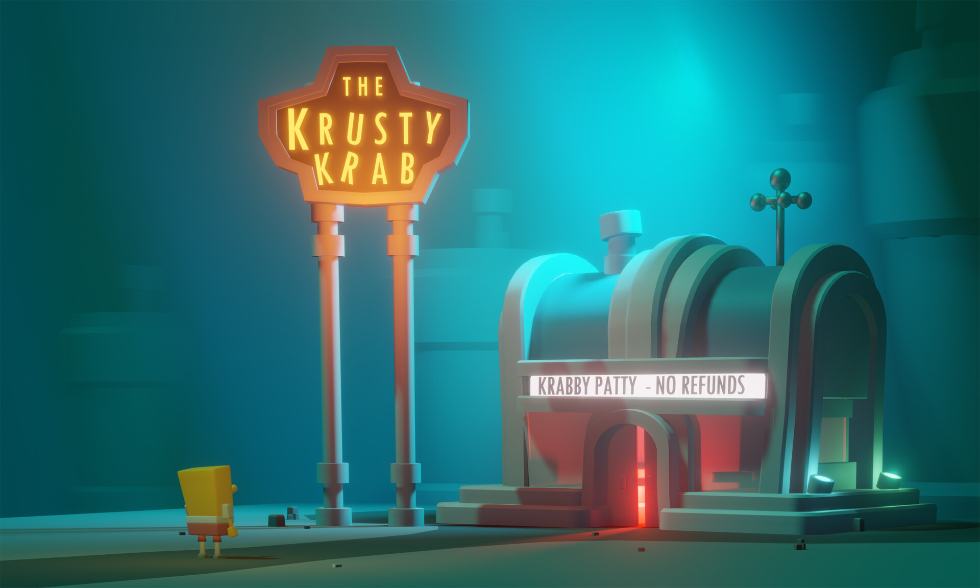 ArtStation - The Krusty Krab