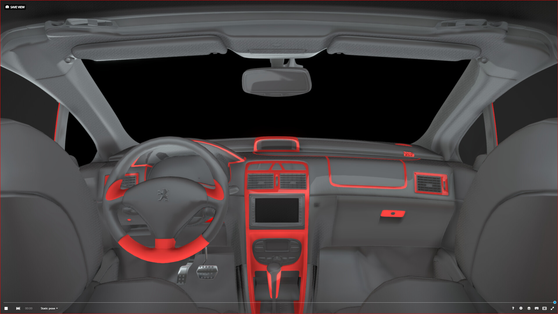 307 interior