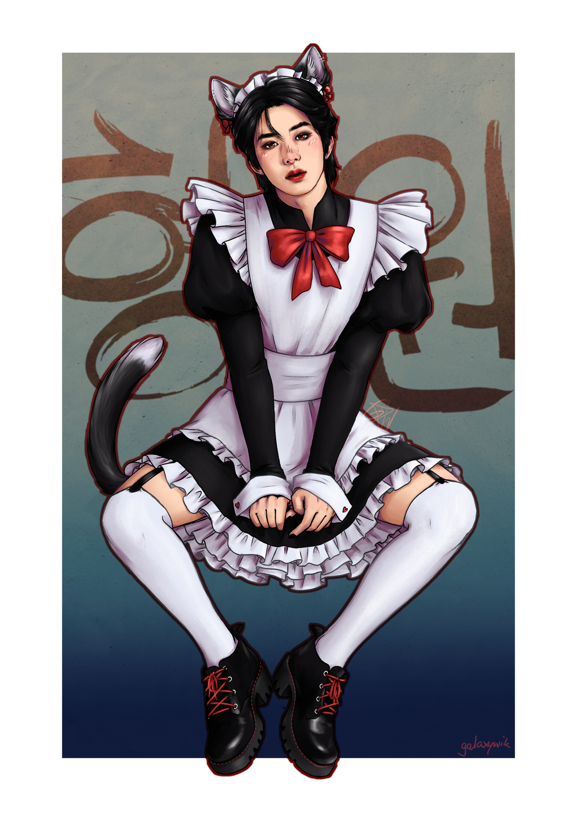 ArtStation - Maid with ears?