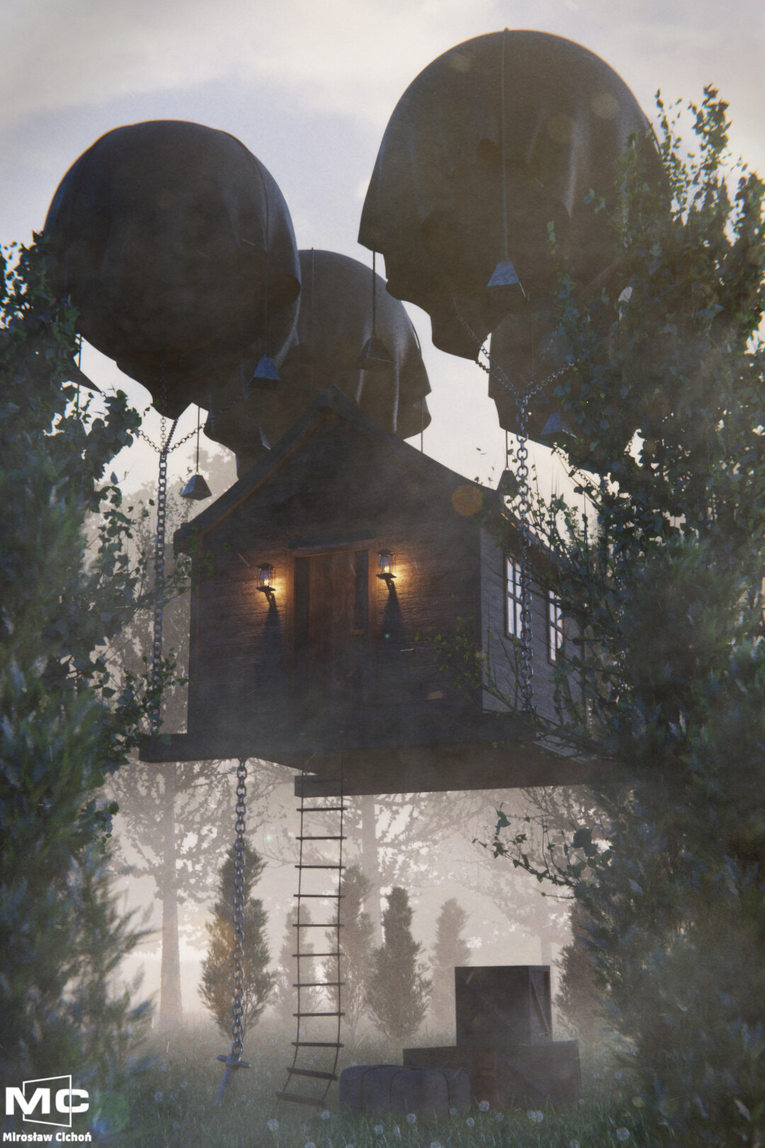 ArtStation - Fly hut