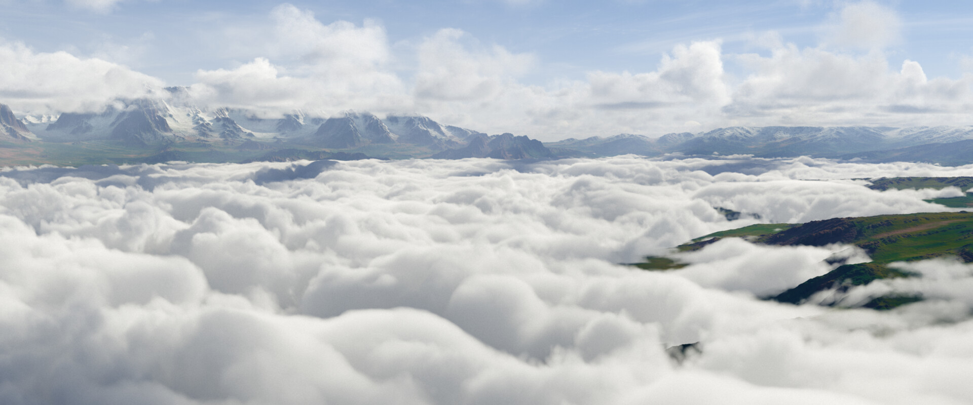 ArtStation - Expansive Landscape Terragen 4 sketch