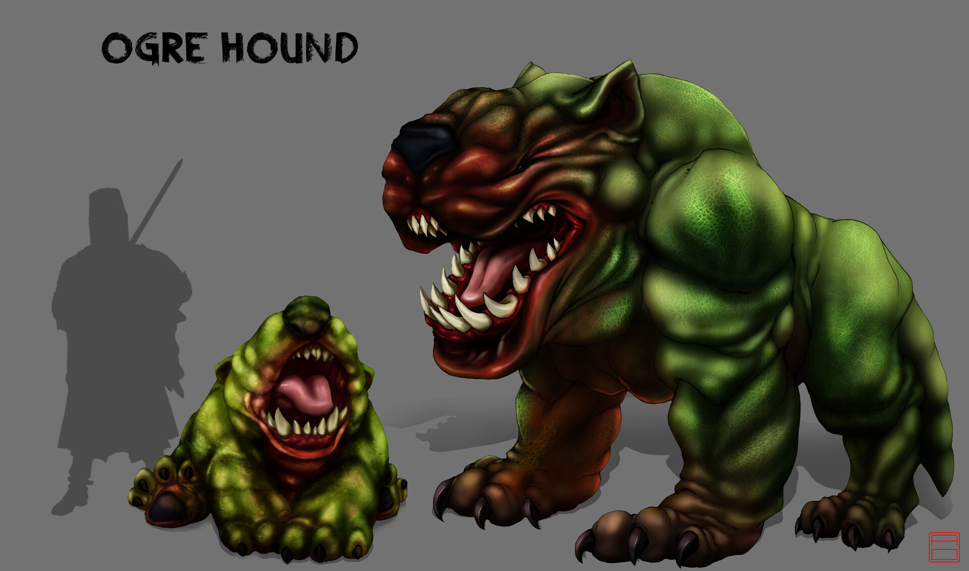 ArtStation - Ogre Hounds